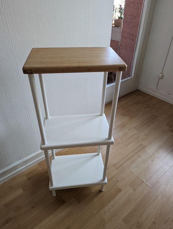 DYNAN shelf section white / bamboo pattern | Kaufen auf Ricardo