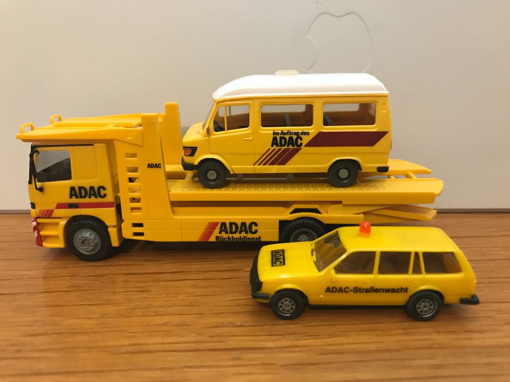 3x ADAC Mercedes Autotransport LKW & Merc. Bus & Opel Kadett (Gebraucht ...
