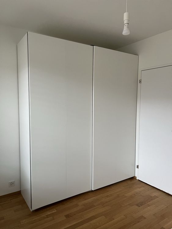 IKEA PAX HASVIK Schiebetürpaar, weiß, 200x236 cm (Gebraucht) in ...