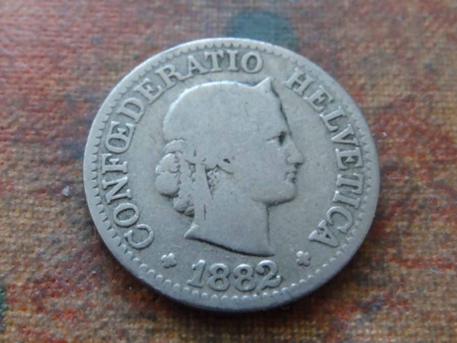 10 Rp. 1882 (Gebraucht) in Romanel-sur-Lausanne für CHF 1.5 – mit Lieferung auf Ricardo kaufen