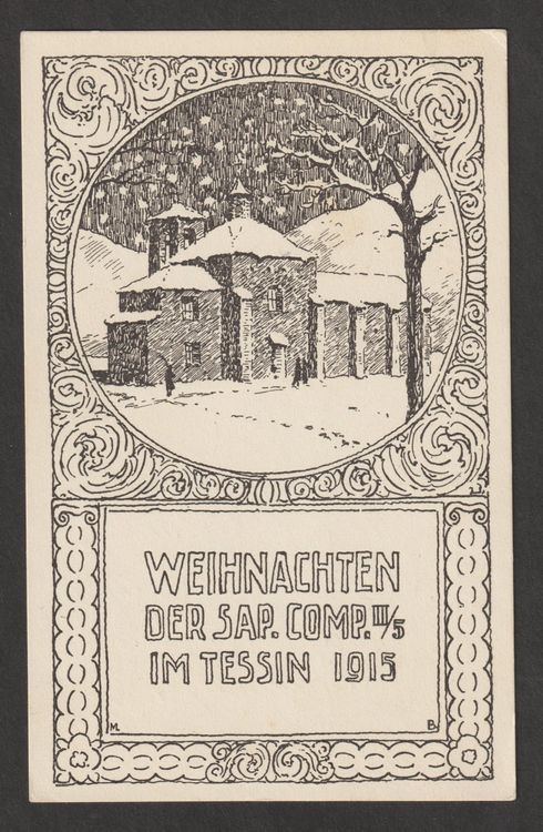 WK1 Einheitskarte Sappeure Nr. 24 (Gebraucht) in Siebnen für CHF 42 – mit Lieferung auf Ricardo ...