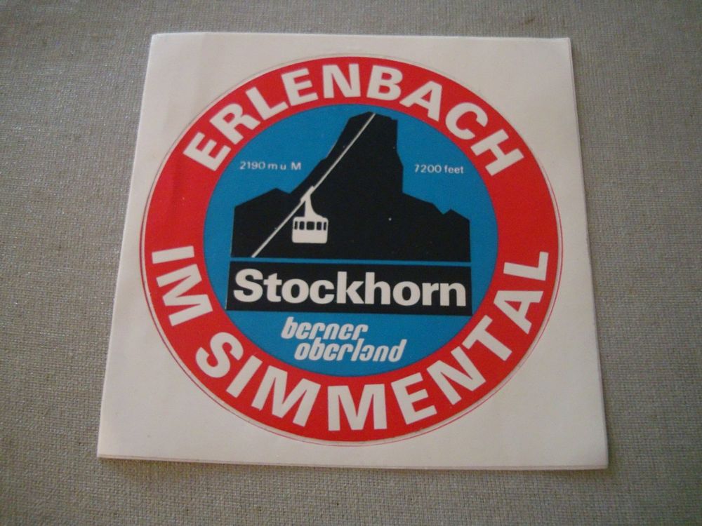 Kleber - Erlenbach im Simmental - Stockhorn - Vintage | Kaufen auf Ricardo