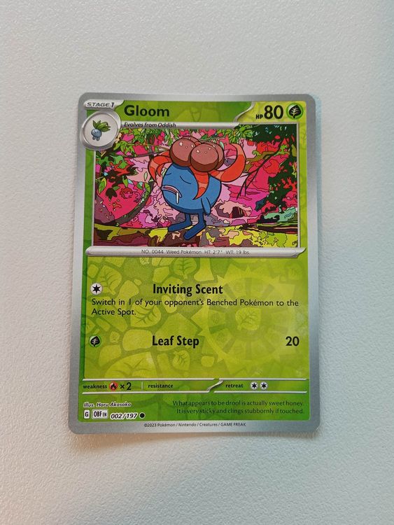 Gloom Duflor Obsidian Flames - Pokemon Reverse Holo (Gebraucht) in ...