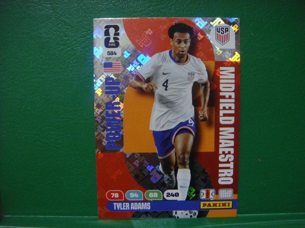 Panini FIFA World Cup 2026 TYLER ADAMS Nr.584 (Neu (gemäss Beschreibung ...