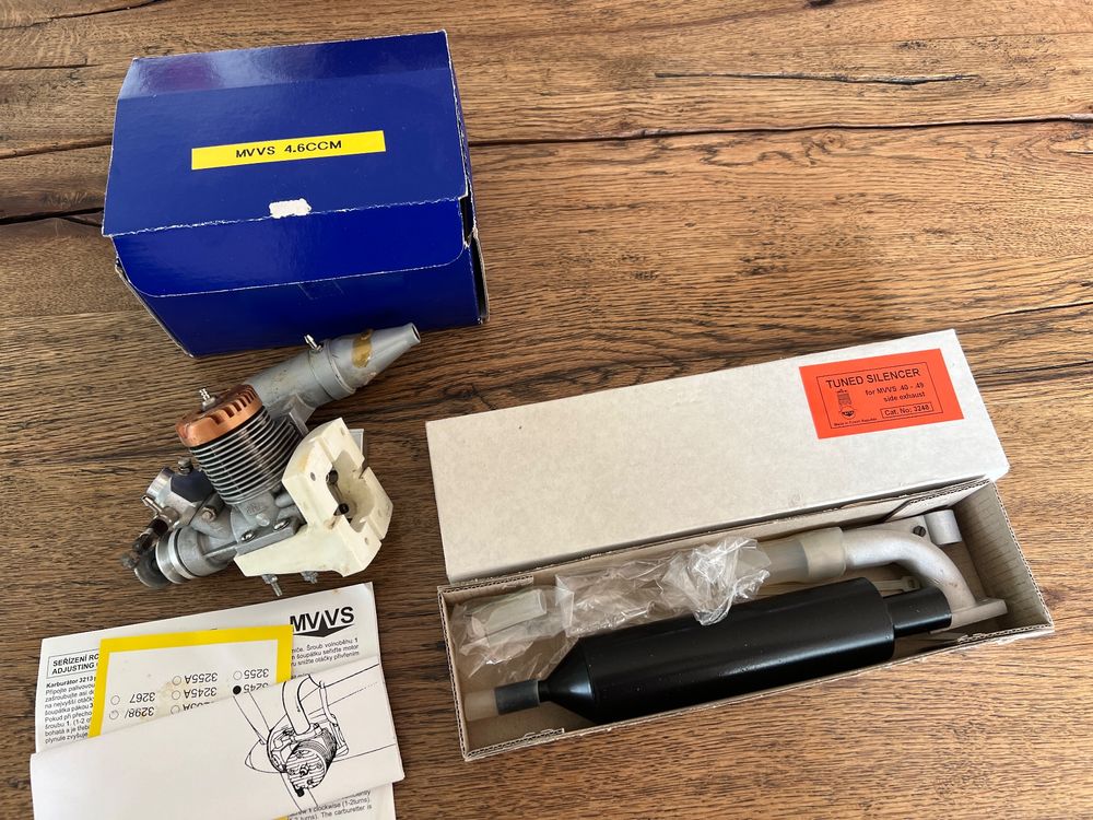 RC Motor MVVS 4.6 cm2 (Methanoler) & Resorohr & Motorträger (Gebraucht) in Oberriet für CHF 8 ...