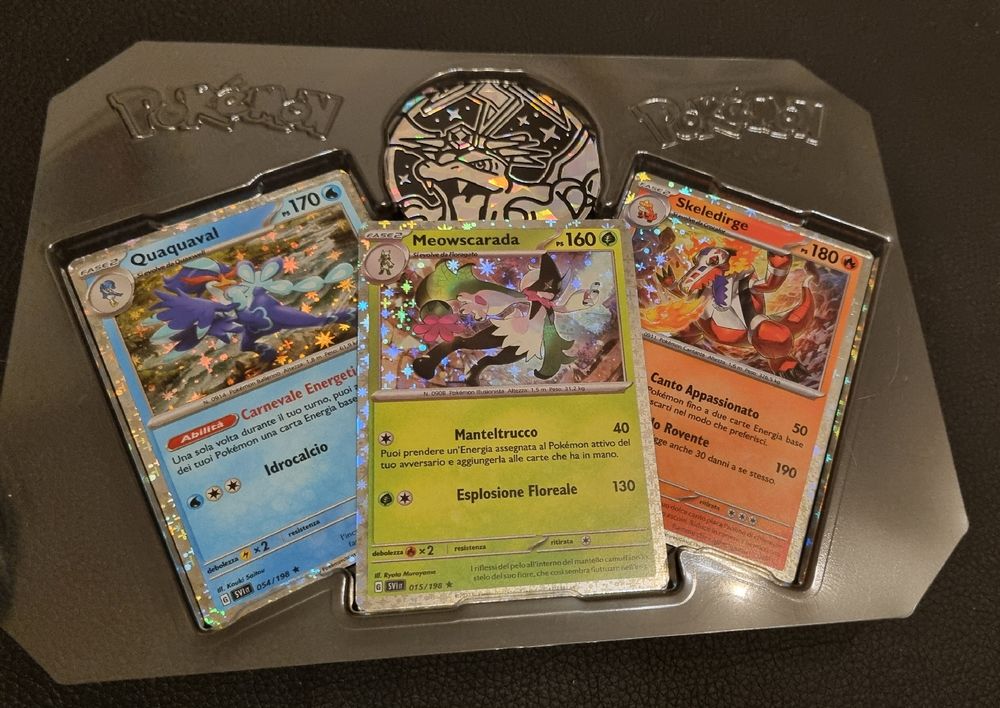 Pokemon Quaquaval, Meowscarada, Skeledirge | Kaufen auf Ricardo
