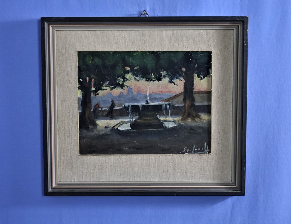 Demetrio Stefanoff 1897-1990, Gemälde Öl auf Platte signiert (D ...