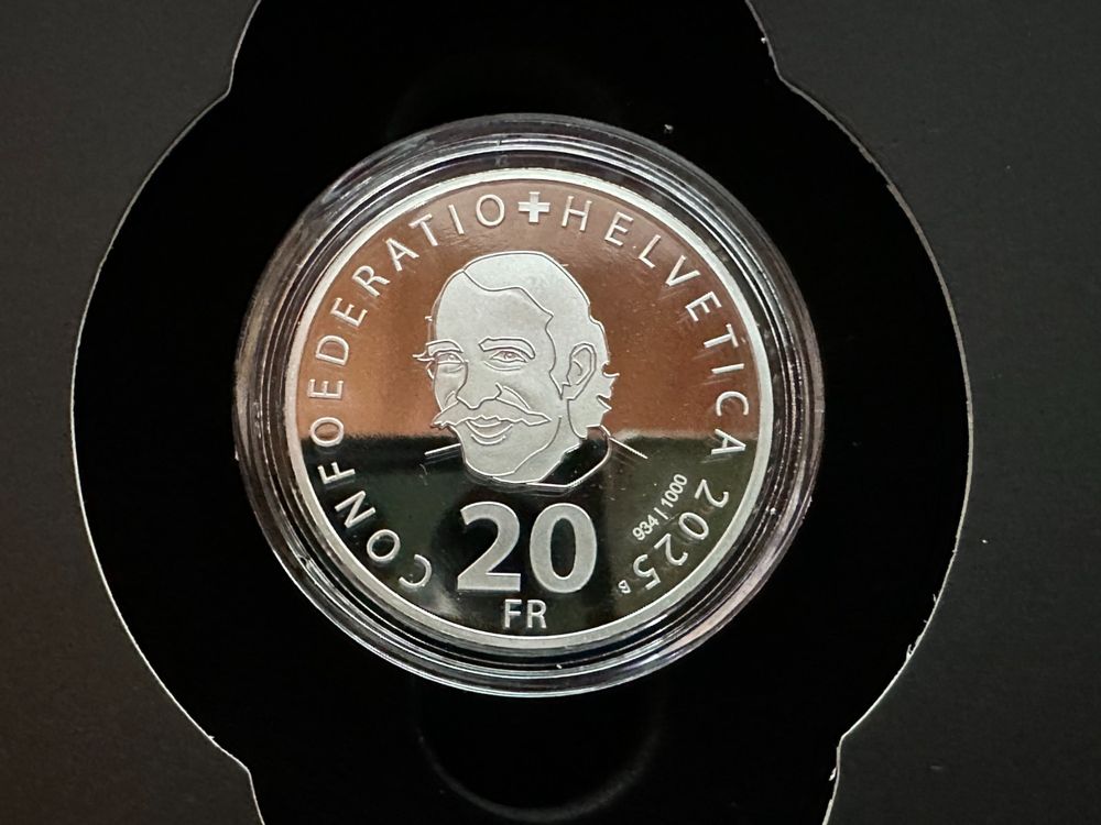 Jean Tinguely Collector`s Edition 2025 Sondermünze (Neu und originalverpackt) in Rotkreuz für ...