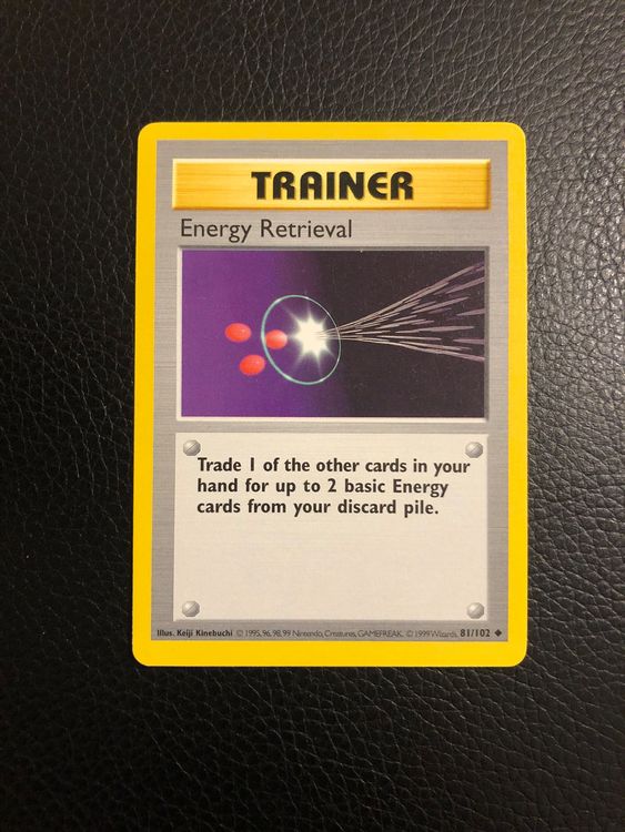 Base Set - Energy Retrieval 81/102 Shadowless Ab 1 (Gebraucht) in ...