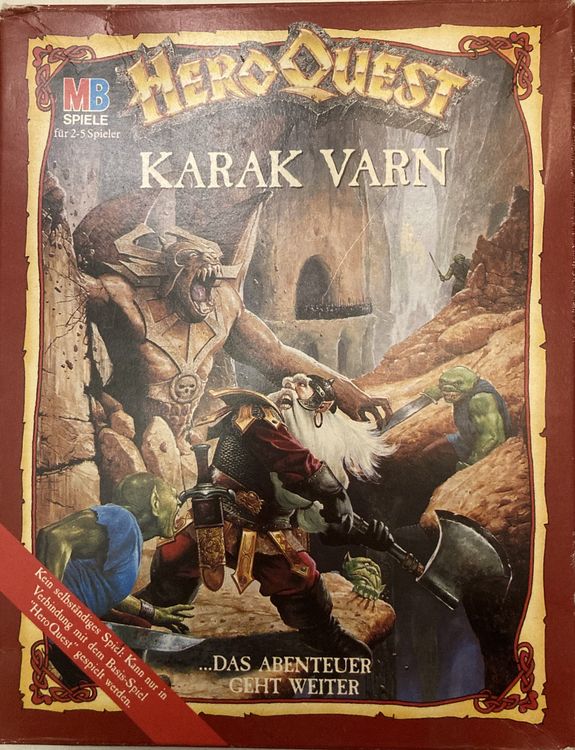 Hero Quest - Erweiterung "Karak Varn" - Deutsch (Gebraucht) in Gipf ...