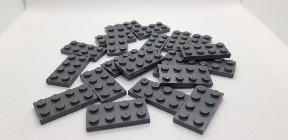 Lego 20 Stk. Platten 2x4 (dark stone grey) | Kaufen auf Ricardo
