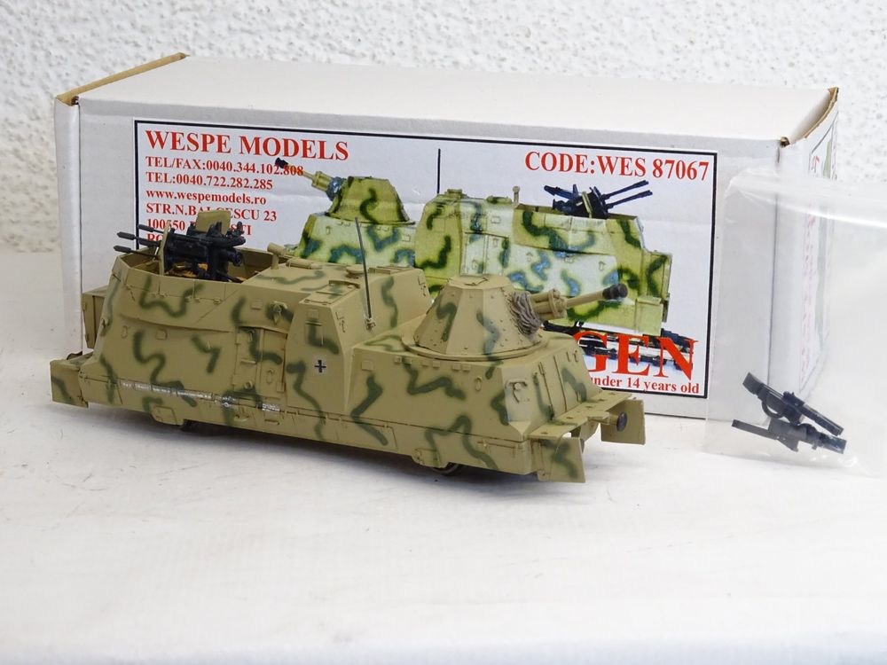 Wespe Models WES 87067 BP44 Flakwagen, 1:87, H0,GS/DC (Gebraucht) in ...