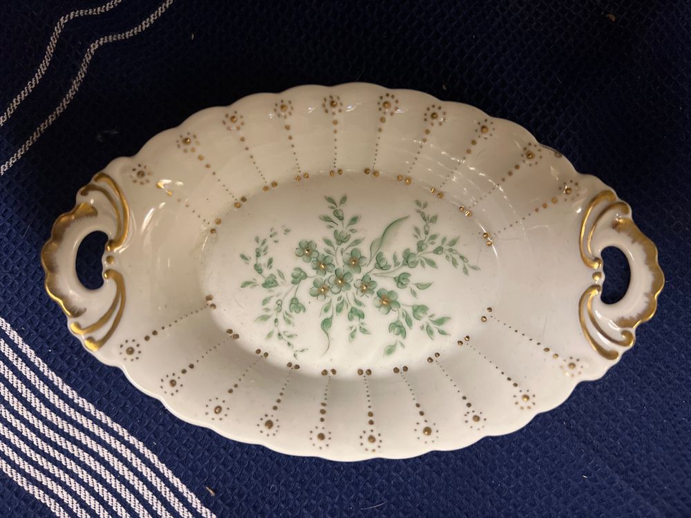 2 Porzellan Vase/Schale Arzberg/Tettau handbemalt signiert(Q (Gebraucht) in Rorschach für CHF 5 ...