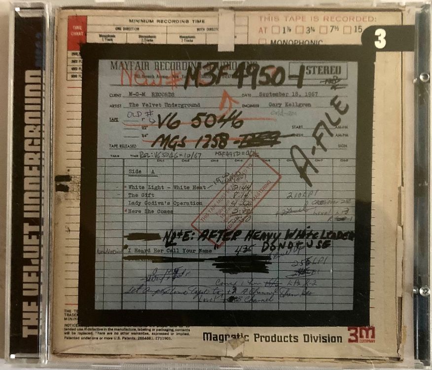 THE VELVET UNDERGROUND - PEEL SLOWLY AND SEE (CD N°3) (D'occasion) à ...