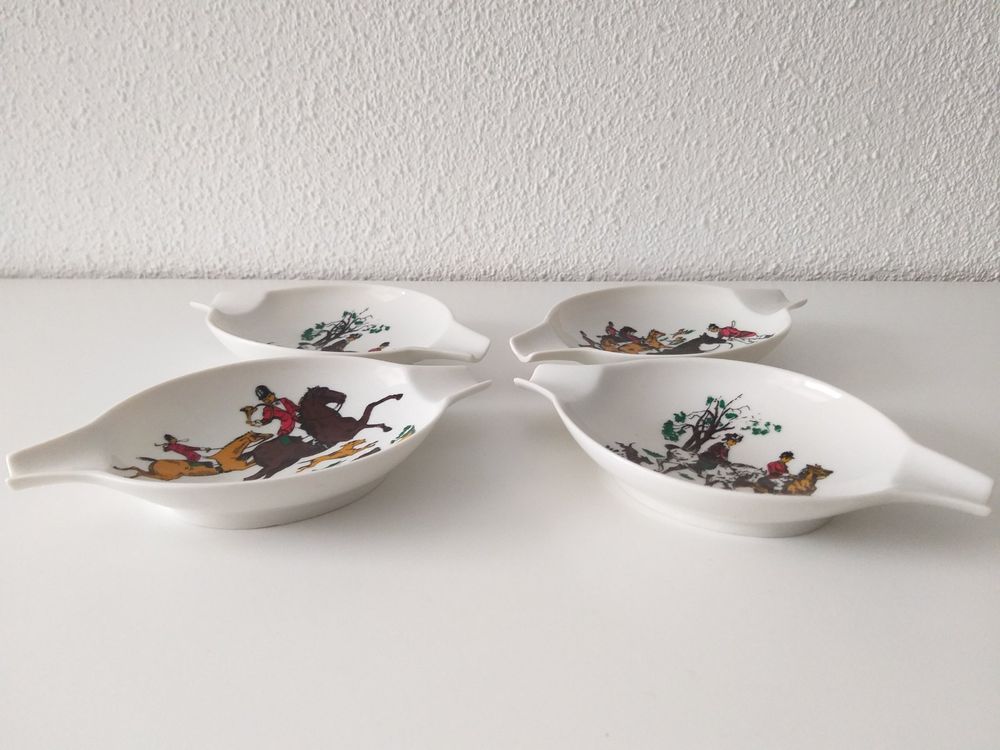 HELMUT KRÜGER 4 x petites assiettes ou cendriers (1954-1971) (Gebraucht ...