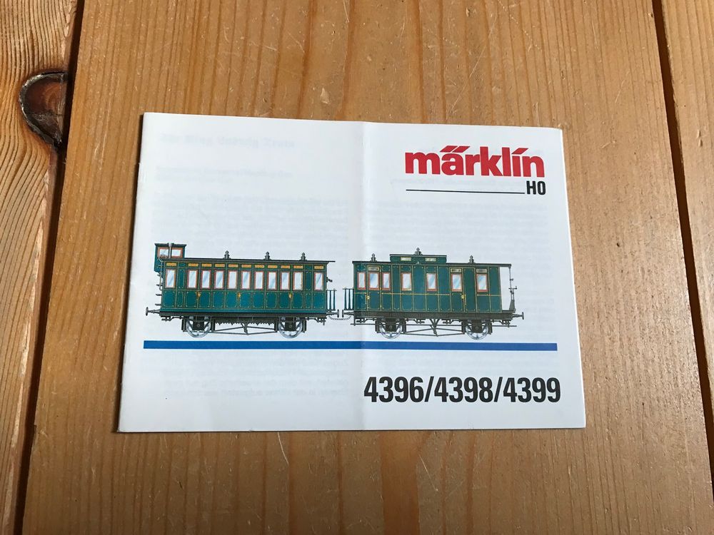 märklin 4396, 4398, 4399, beschrieb (Gebraucht) in Liestal für CHF 1 ...