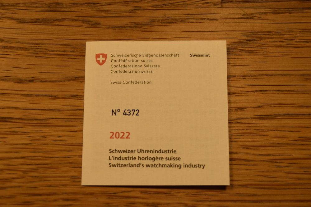 4 x Swissmint Timemachine, Au PP (Neu und originalverpackt) in ...