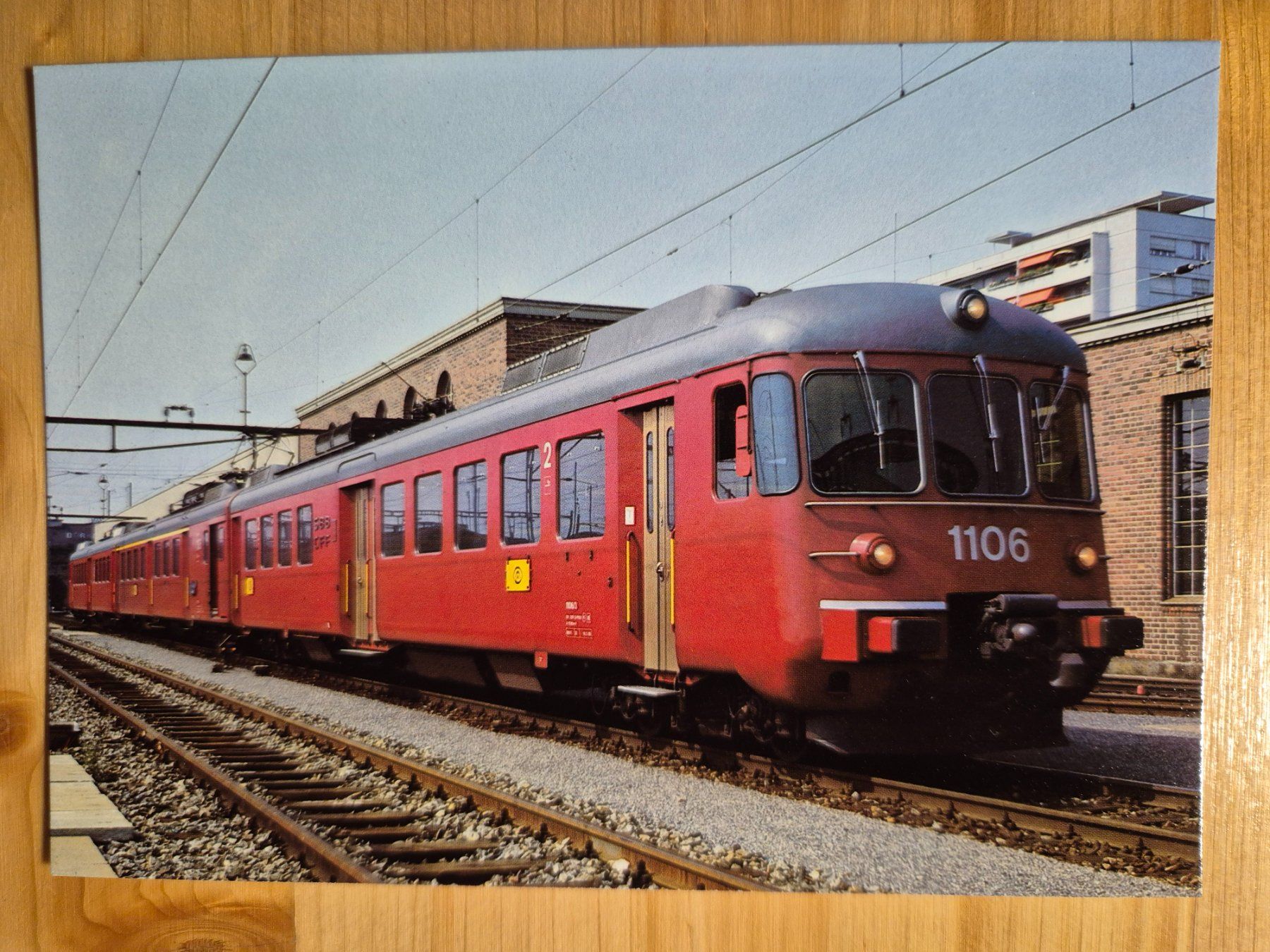 SBB-CFF RABDe 12/12 1106 "Mirage", Zürich 28.8.1983 (Gebraucht) in St ...