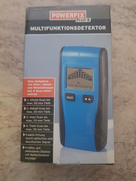 Powerfix Profi Multifunktionsdetektor zu verkaufen! (Neu und ...