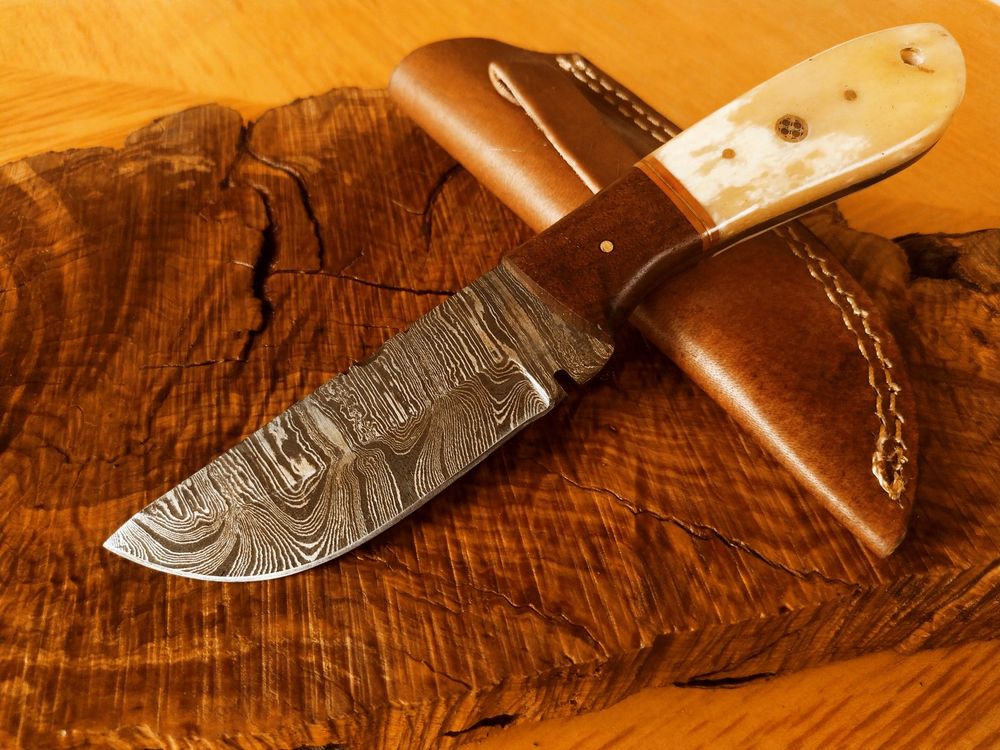 Damastmesser DAMASCUS Knife Messer Damast Jagdmesser Sport (Neu und ...