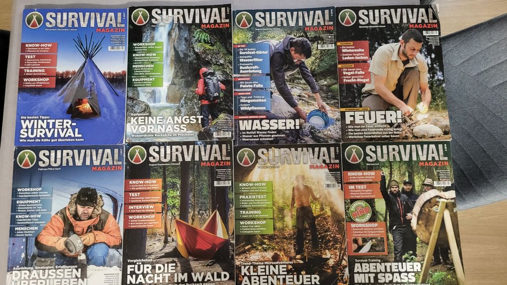 Survival Magazin, 6 Ausgaben 2017-2018 (Gebraucht) in Strengelbach für ...