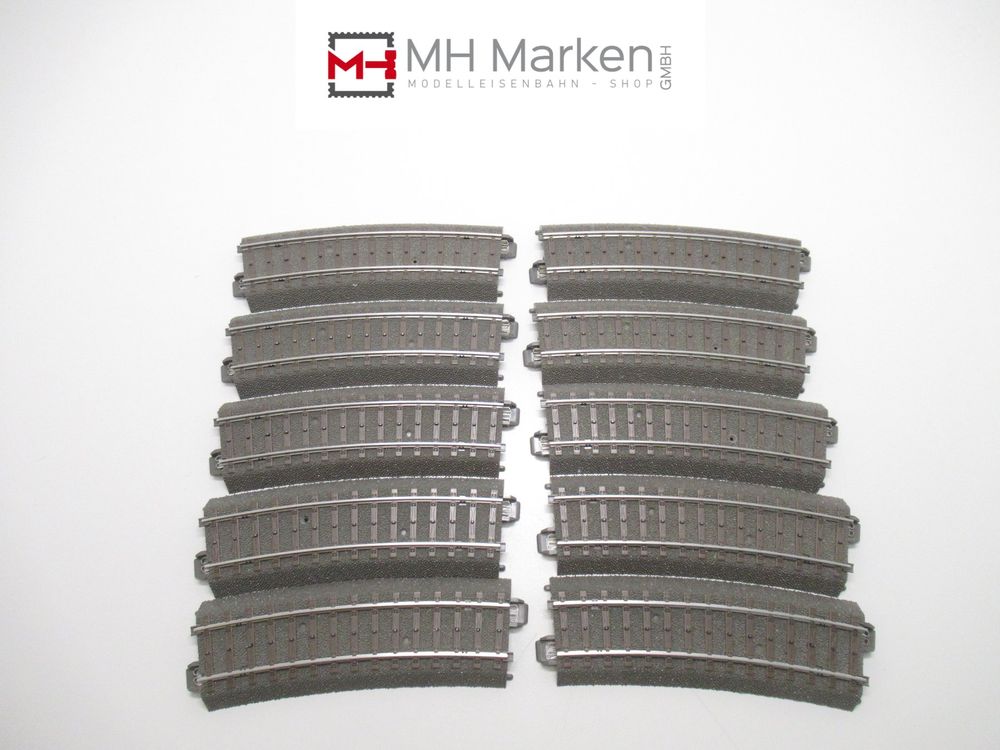 Märklin C-Gleis, gebogen 10x 24215 | Kaufen auf Ricardo