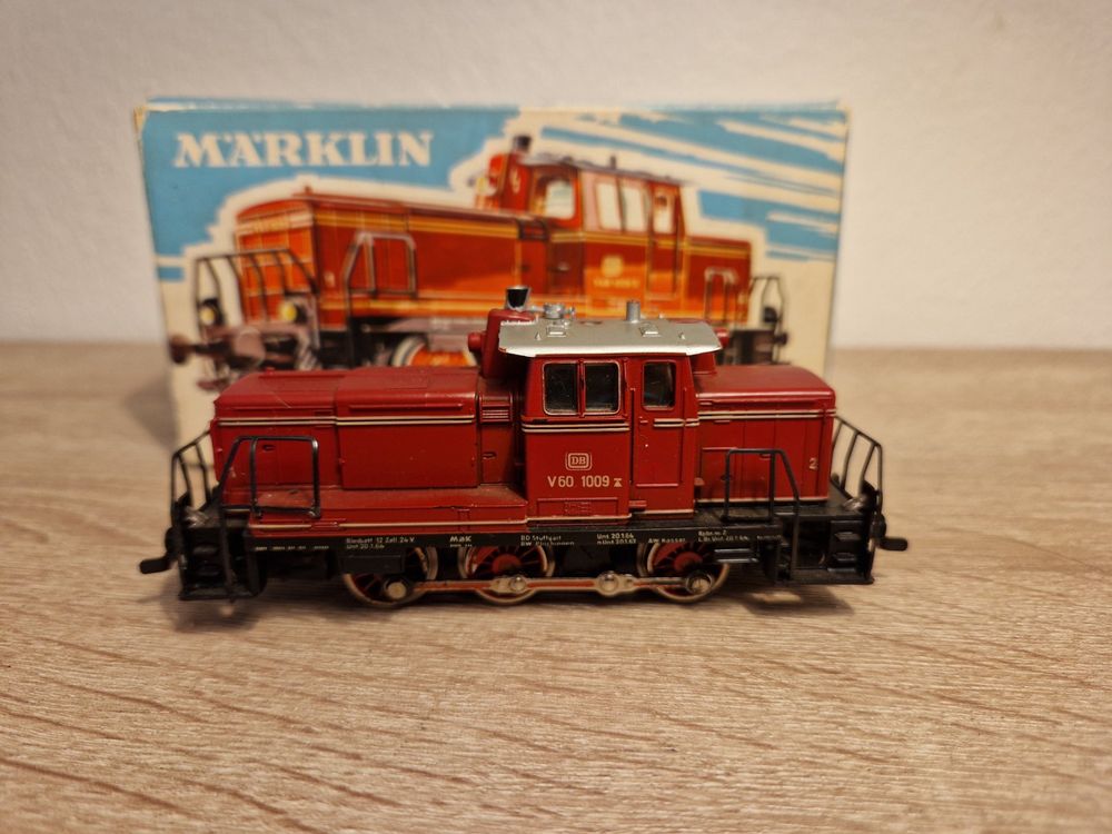Märklin 3065 Rangierlok V60 1009 DB H0 (1) | Acheter sur Ricardo
