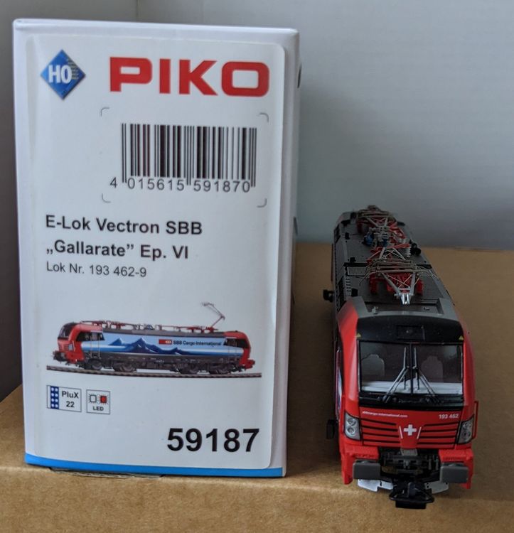 PIKO 59187 Vectron SBB 193 462-9 Gallarate Ep 6 (Neuf avec emballage d ...