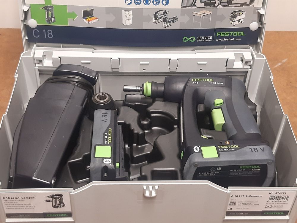 FESTOOL C18 Li 3.1-Compact Akku Bohrschrauber (Gebraucht) in Winterthur ...