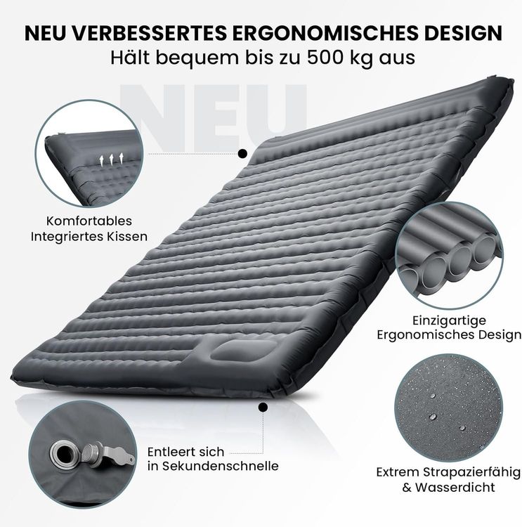 Romantische Isomatte Matraze Camping Zelt Bequem 12cm Weich (Neu und ...