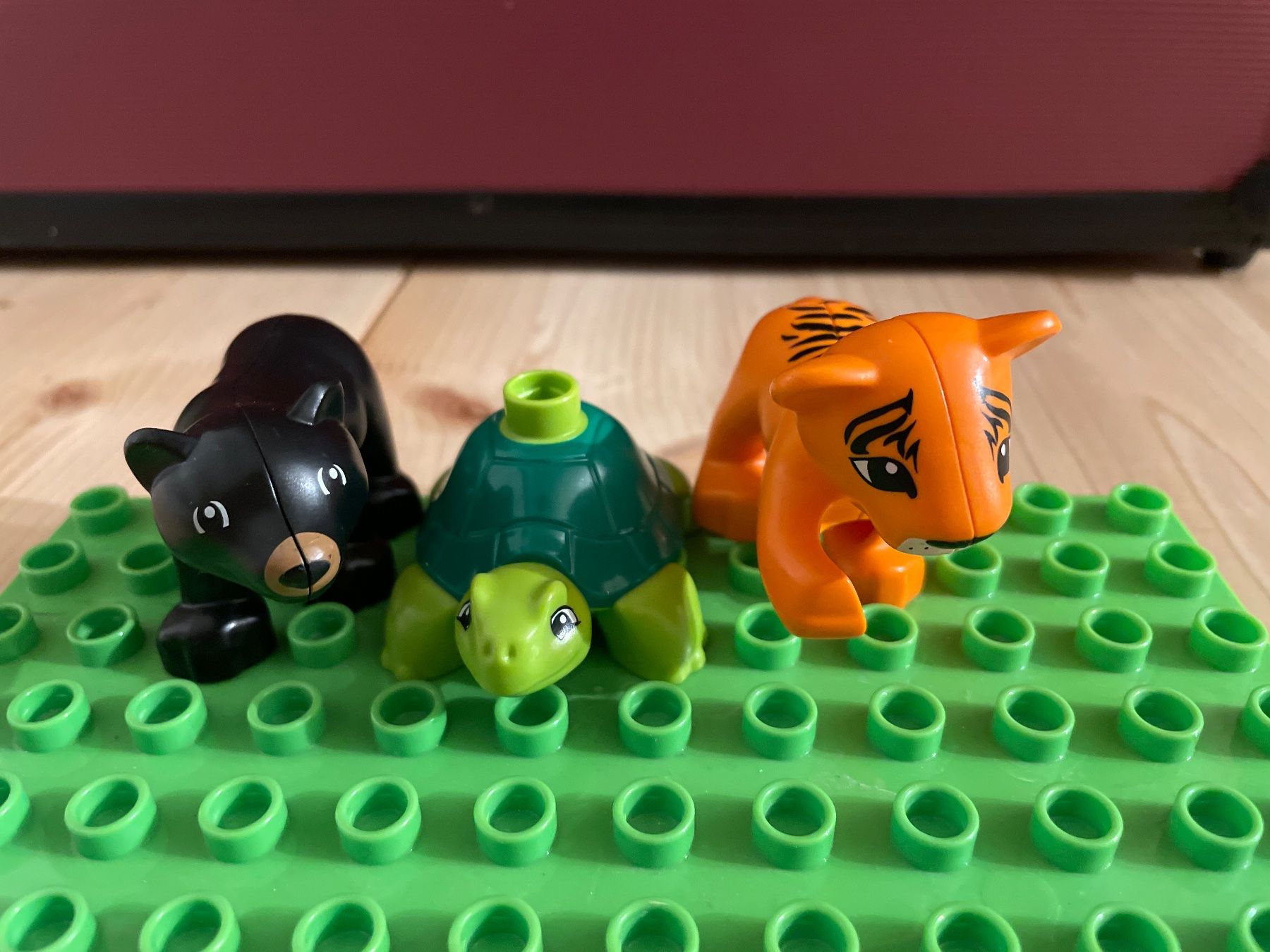 LEGO DUPLO Set 7: Baby Schwarzbär, Baby Tiger, Schildkröte (Gebraucht ...