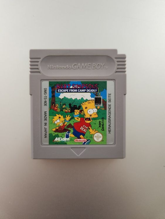 Bart Simpson, Escape from Camp Deadly, Gameboy | Kaufen auf Ricardo