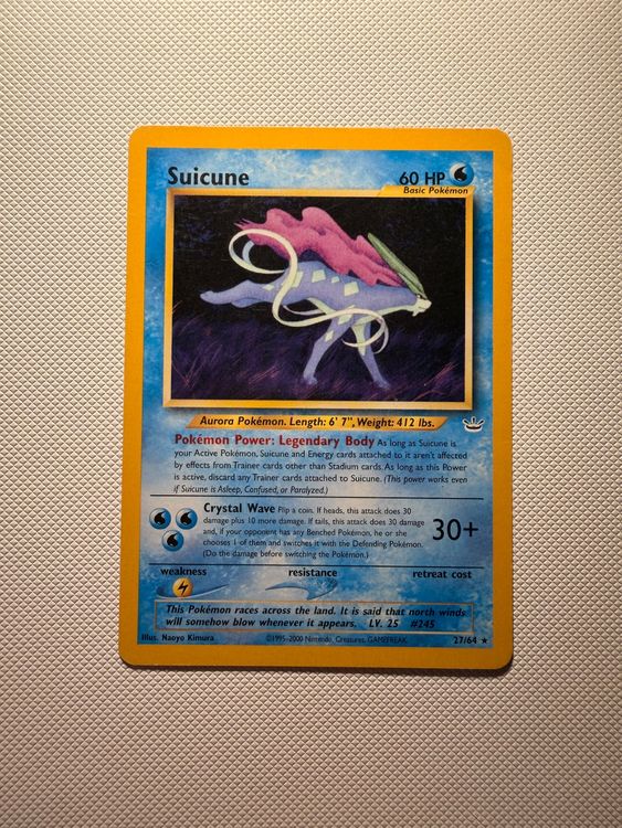 Suicune 27/64 Neo Revelation 2001 EN (Gebraucht) in Kloten für CHF 18 ...