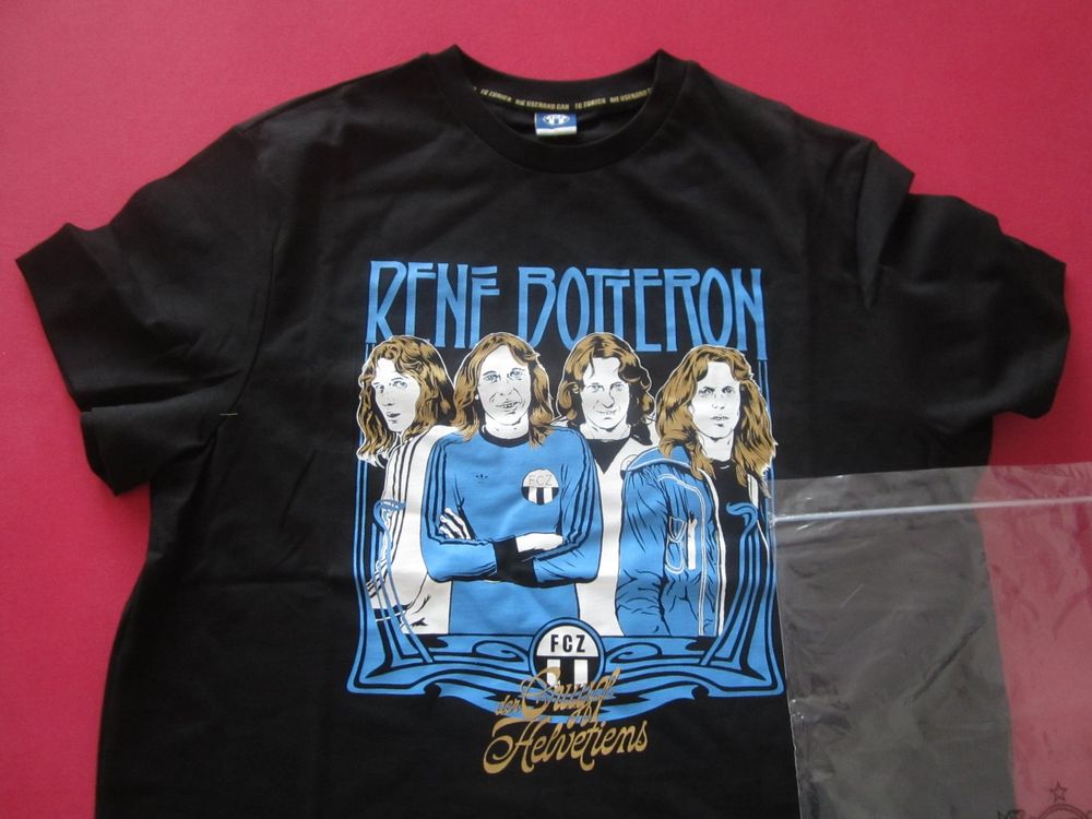 ACHTUNG FCZ FAN: T-SHIRT VON ZÜRICH LEGENDE RENE BOTTERON!! | Acheter ...