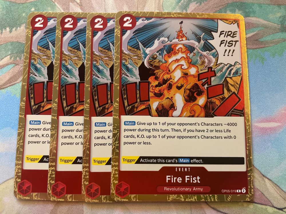 One Piece TCG Karte - Fire Fist - OP05-019 (Neu (gemäss Beschreibung ...
