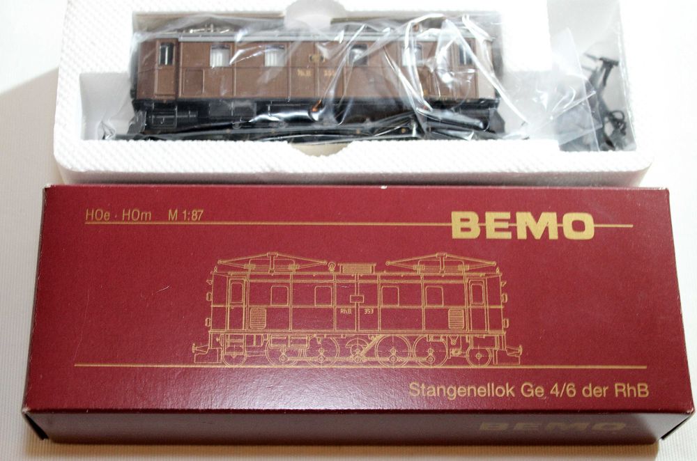 Bemo 1291 115, RhB Ge 4/6, Nr 355, braun | Kaufen auf Ricardo