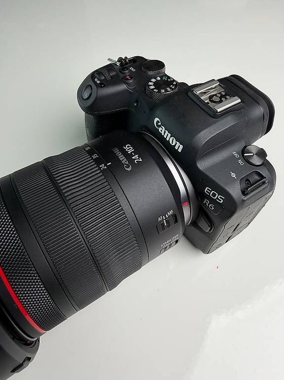 Canon R6 Mark I + RF 24-105 f/4 L IS USM (inkl. 2 akkus). (Gebraucht ...