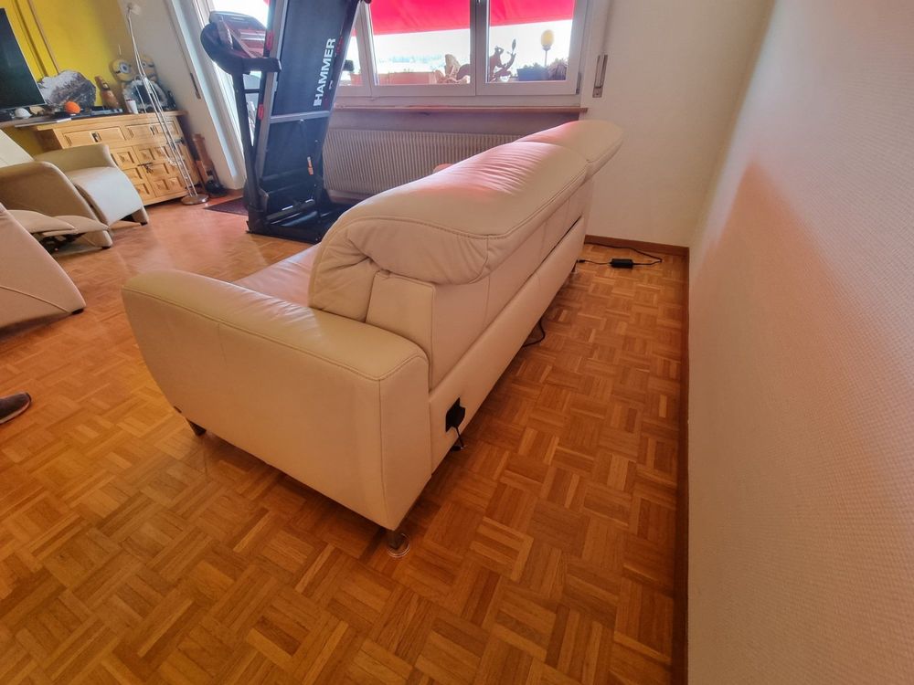 Himolla Sofa Echt-Leder elektrisch verstellbar | Kaufen auf Ricardo