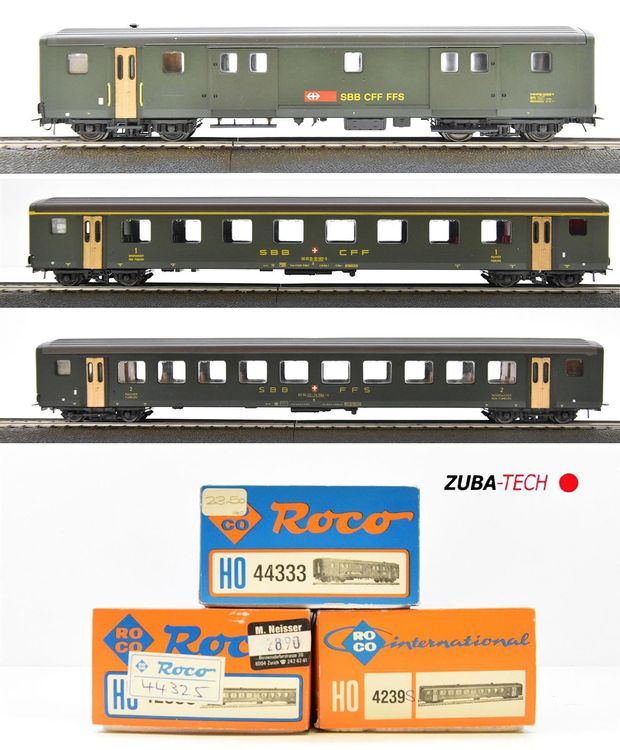 Roco 3x EW II Personenwagen SBB GS OVP | Kaufen auf Ricardo