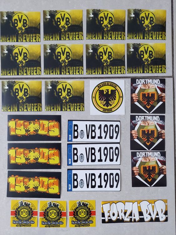 BORUSSIA DORTMUND FAN STICKER - 24 STK. | Kaufen auf Ricardo