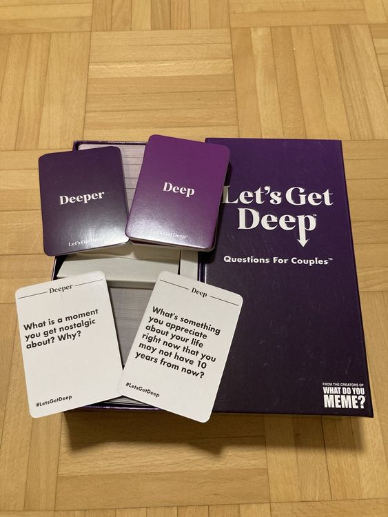 What do you MEME - Couple get-to-know Game: Let’s Get Deep (Neu (gemäss ...
