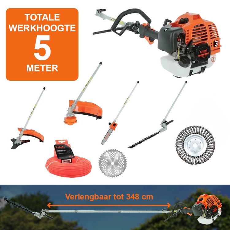 Kombi Gartenwerkzeug / Multitool6 in 1/ Benzinantrieb 52cc (Neu und ...