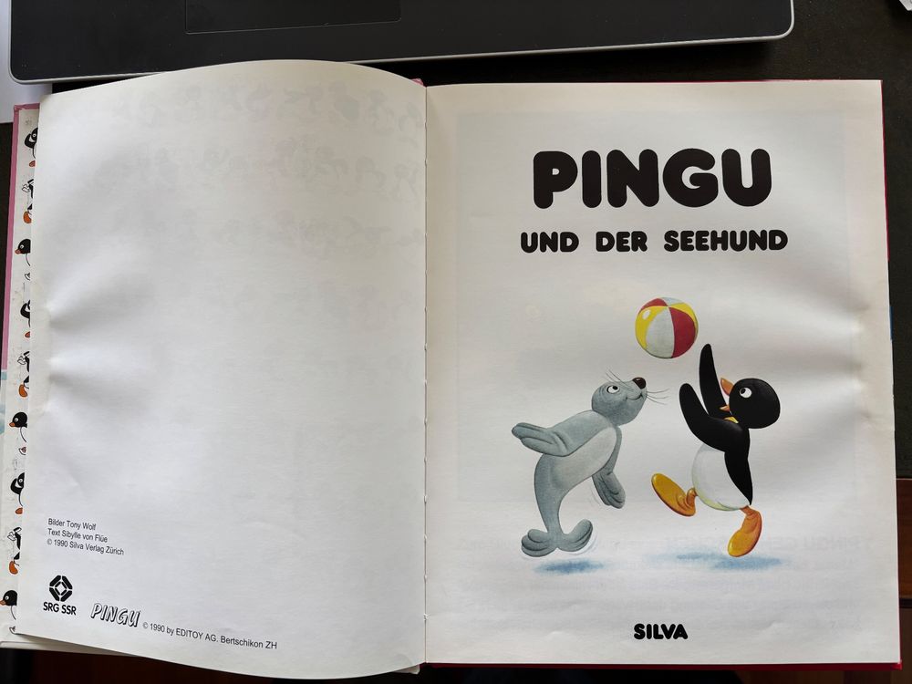 Pingu und der Seehund / Tony Wolf Bilderbuch SILVA SRG 1990 (Gebraucht ...