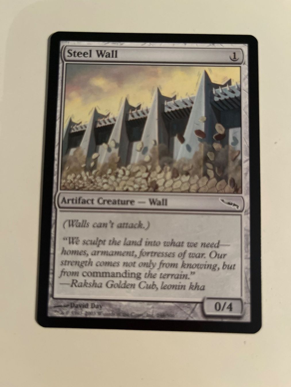 1 x Steel Wall - Magic: The Gathering - MtG (Gebraucht) in Kriens für CHF 1 – mit Lieferung auf ...