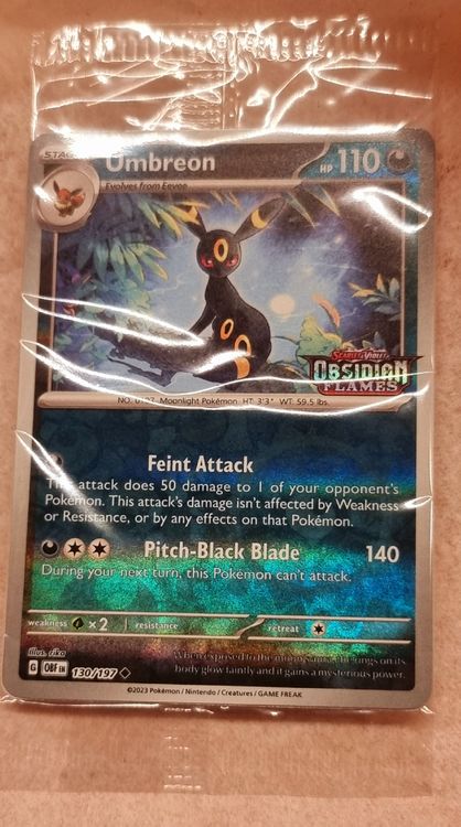 Umbreon Promo OBF 130 EN (Neu und originalverpackt) in Zürich für CHF 9 ...