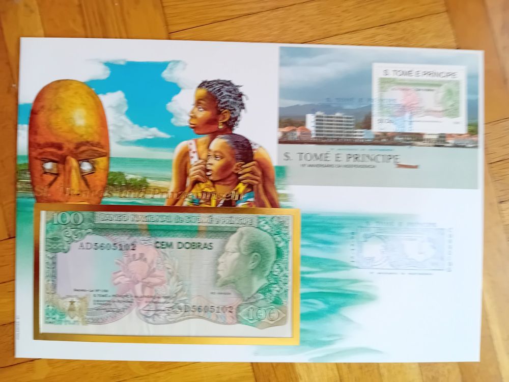Banknotenbrief St. Tome e Principe (Neu und originalverpackt) in Muralto für CHF 7.5 – mit ...