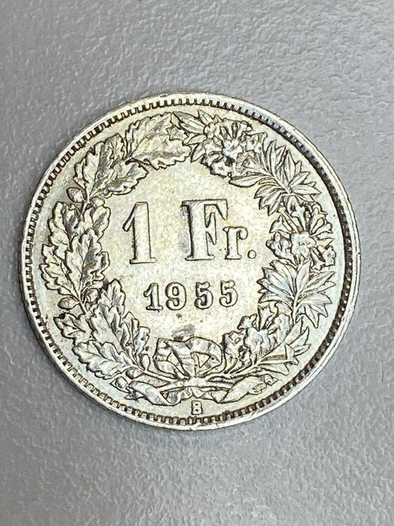 1 Fr. Silber Schweiz 1955 ss | Kaufen auf Ricardo