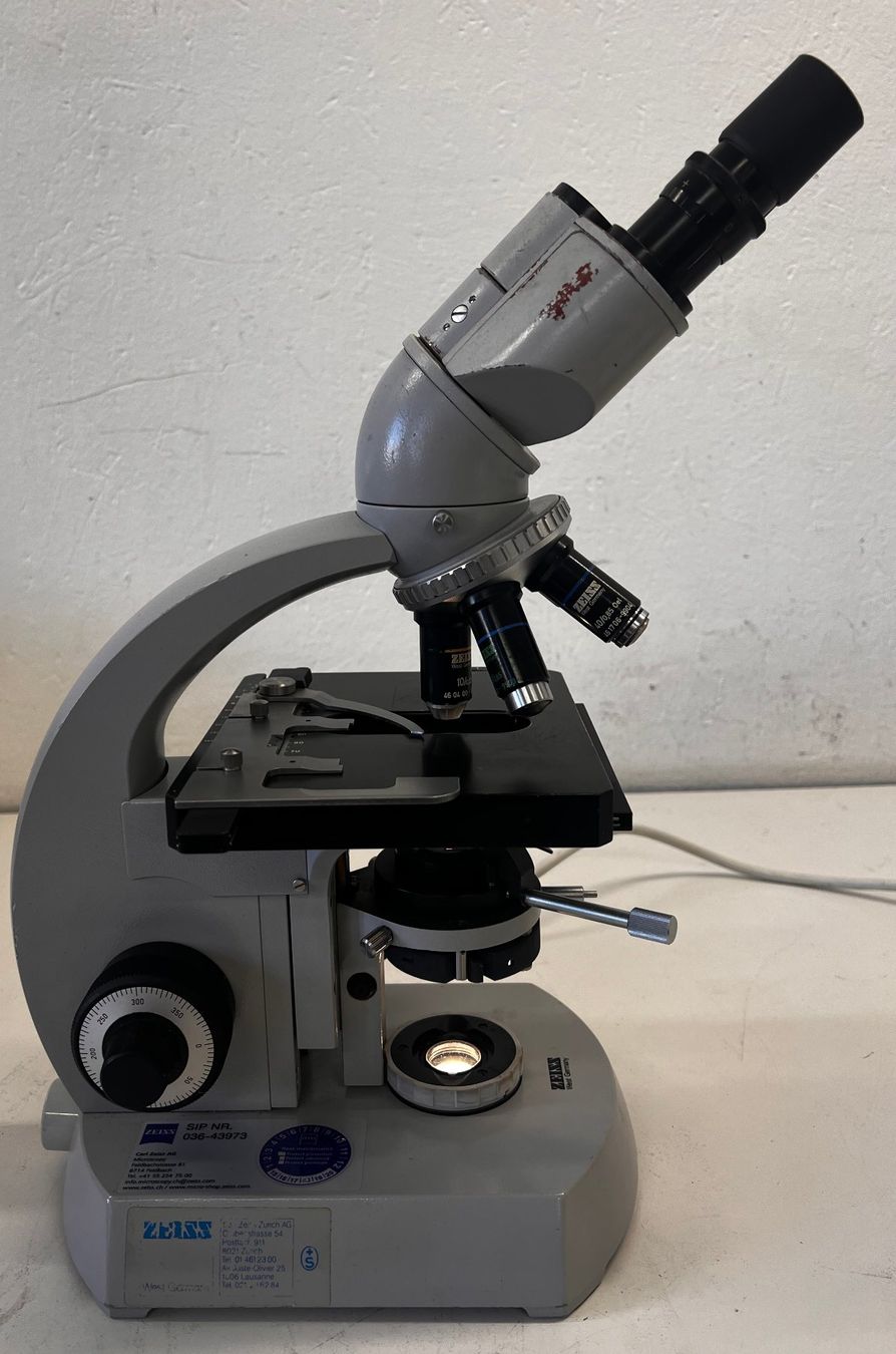 Zeiss Mikroskop Standard 16 Hell-, Dunkelfeld, Phasenkontr. (Gebraucht ...