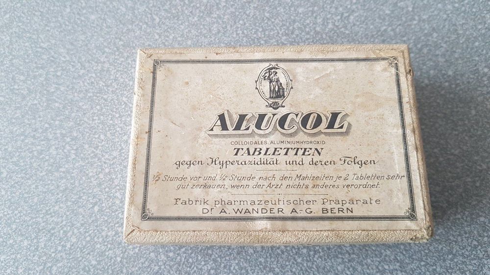 Antike Tabletten Dose aus Karton (Gebraucht) in Oetwil am See für CHF 5 ...