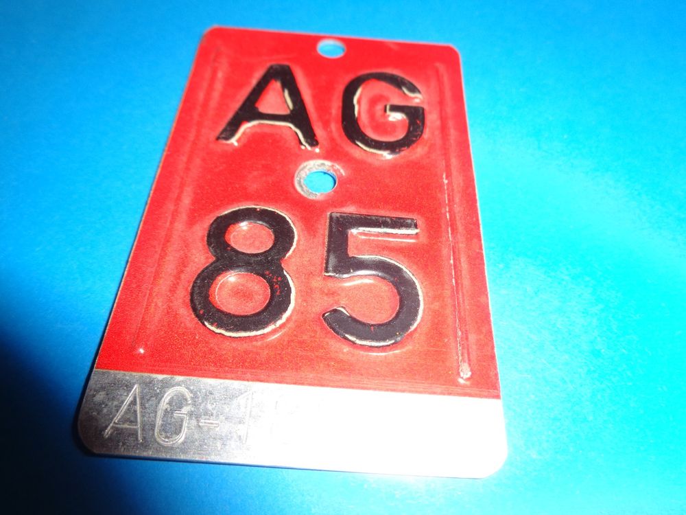 VELONUMMER ----- AG 85 | Kaufen auf Ricardo